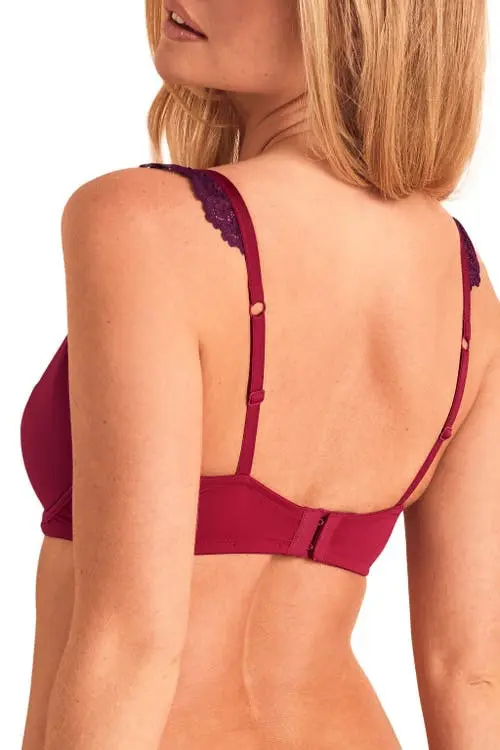 ADORE ME Taissa Contour Balconette Bra - Dark Red