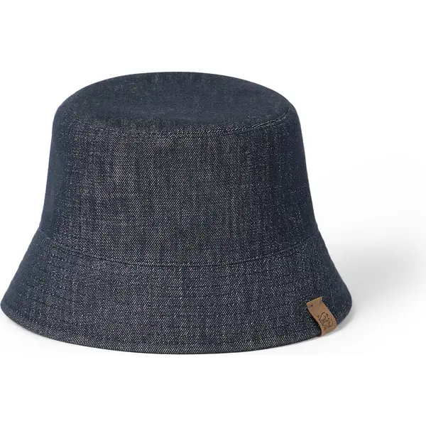 Brunello Cucinelli Bucket Hat With Lamé Thread - Denim