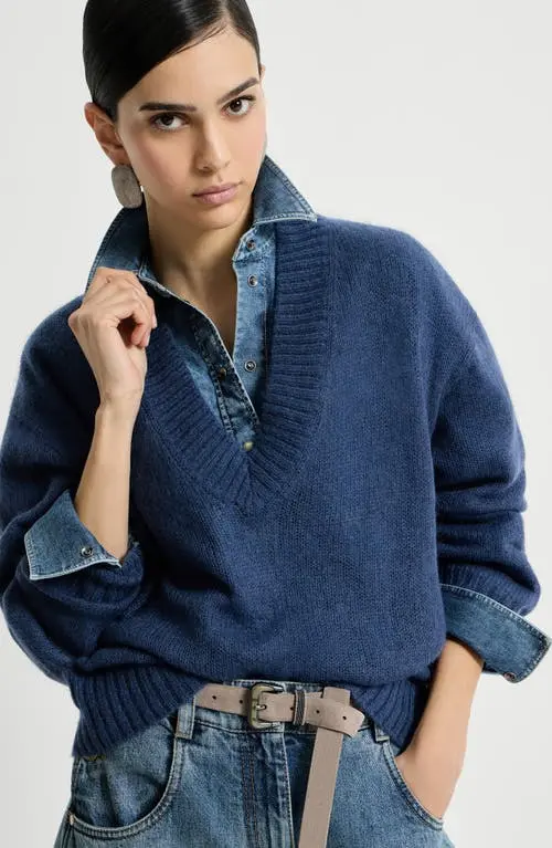 Brunello Cucinelli Virgin Wool And Mohair Sweater