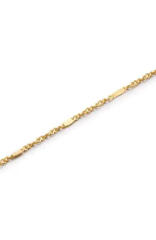 ANA LUISA Solid Yellow Singapore Chain Necklace