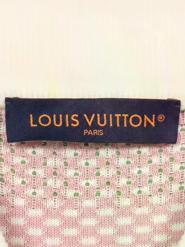 LOUIS VUITTON Jacquard Zip-up Bomber Jacket - Pink