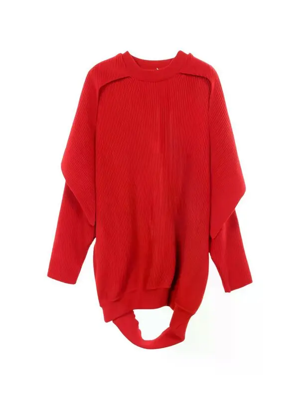 Balenciaga Wool Knitted Cut-out Sweater