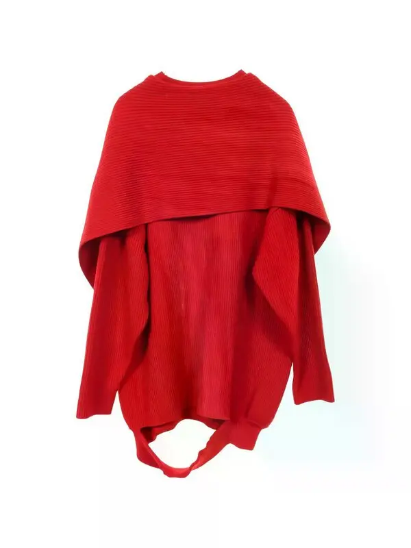 Balenciaga Wool Knitted Cut-out Sweater