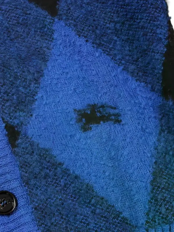 Burberry Argyle-check Cardigan
