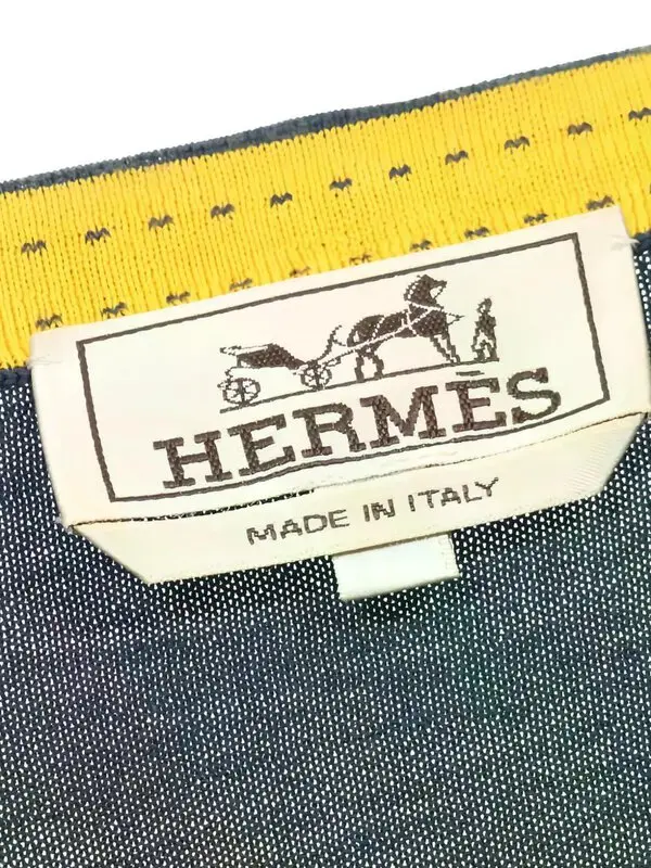 Hermès V-neck Long Sleeve Sweater