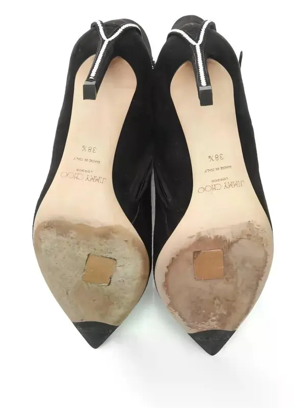 JIMMY CHOO 2000s Rhinestone Suede Boots