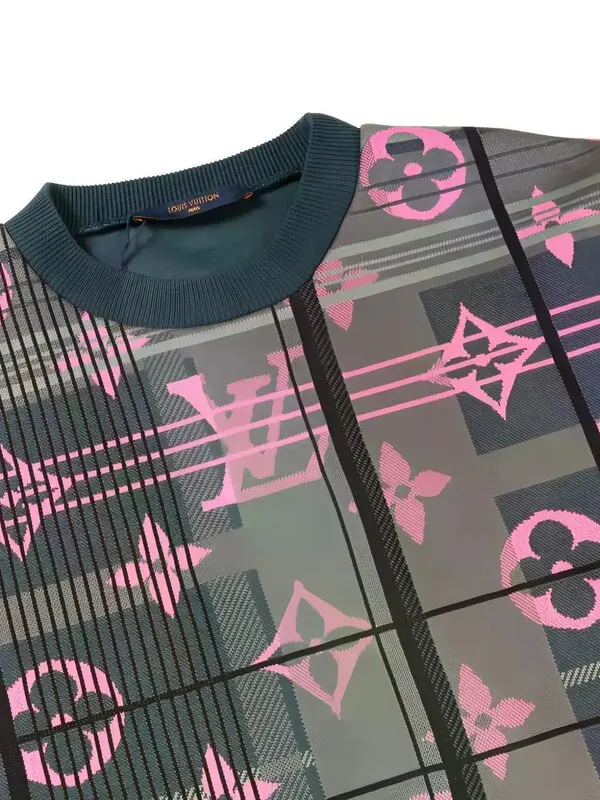 LOUIS VUITTON Monogram-pattern Crew-neck Sweatshirt