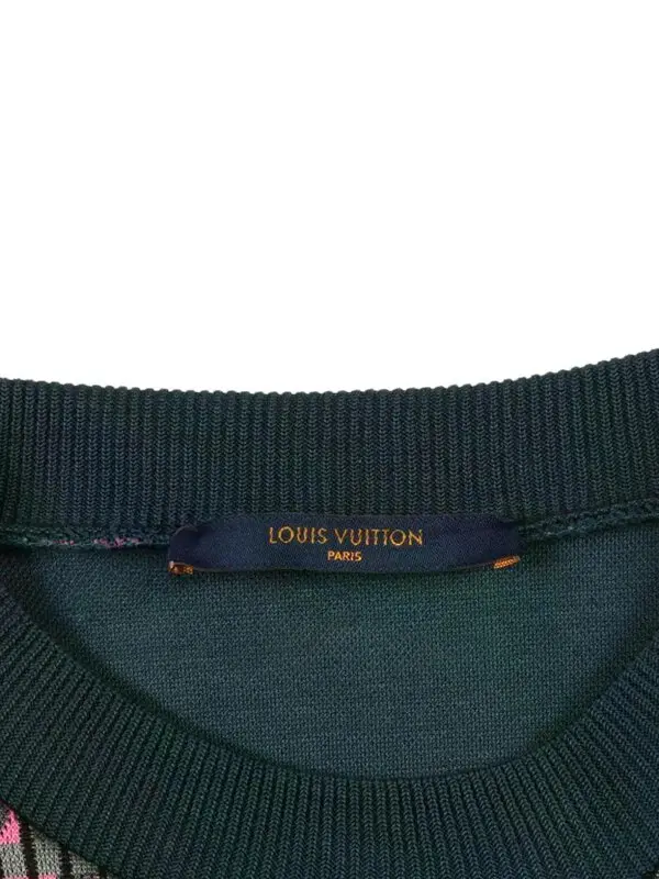 LOUIS VUITTON Monogram-pattern Crew-neck Sweatshirt