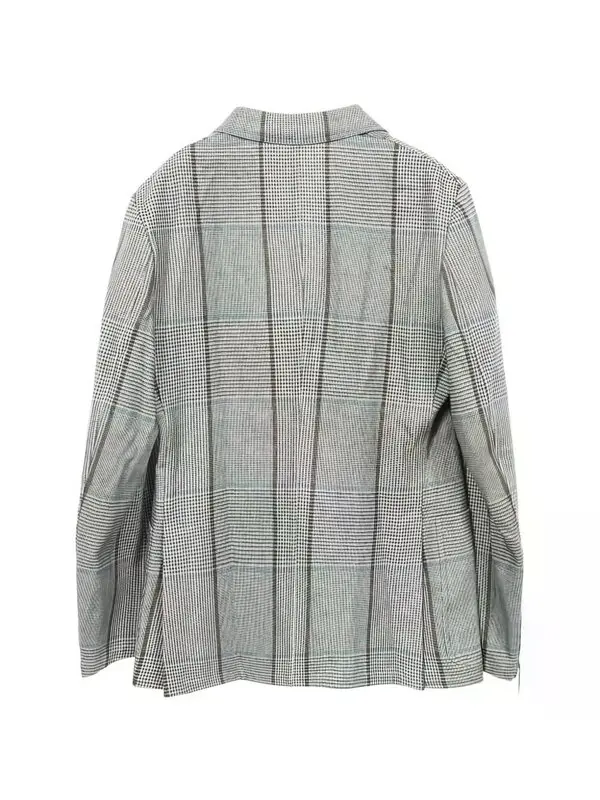 Hermès 2010s Check-pattern Blazer