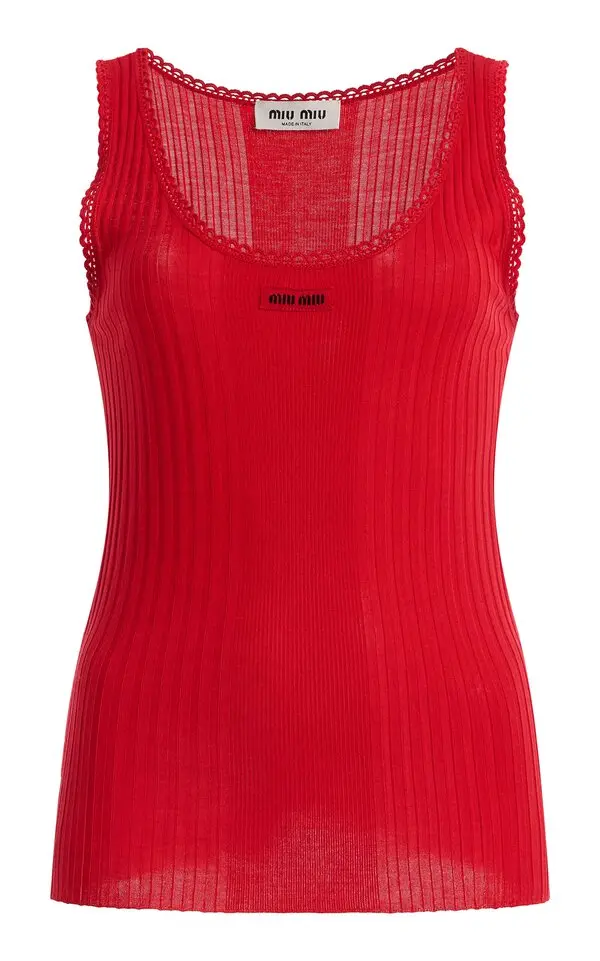 Miu Miu Wool Tank Top