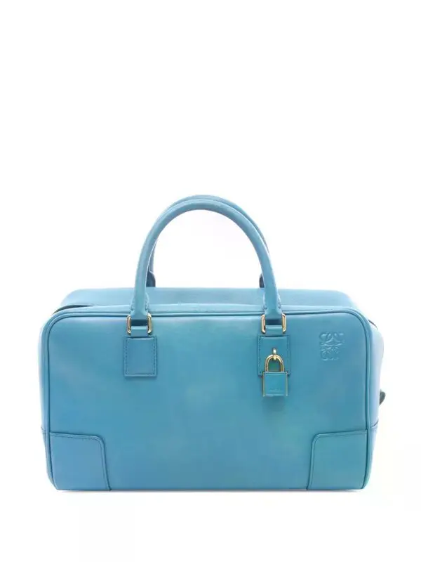 Loewe Leather Amazona 28 Handbag - Green