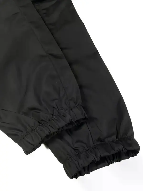 Prada 2000s Logo-plaque Cargo Trousers - Black