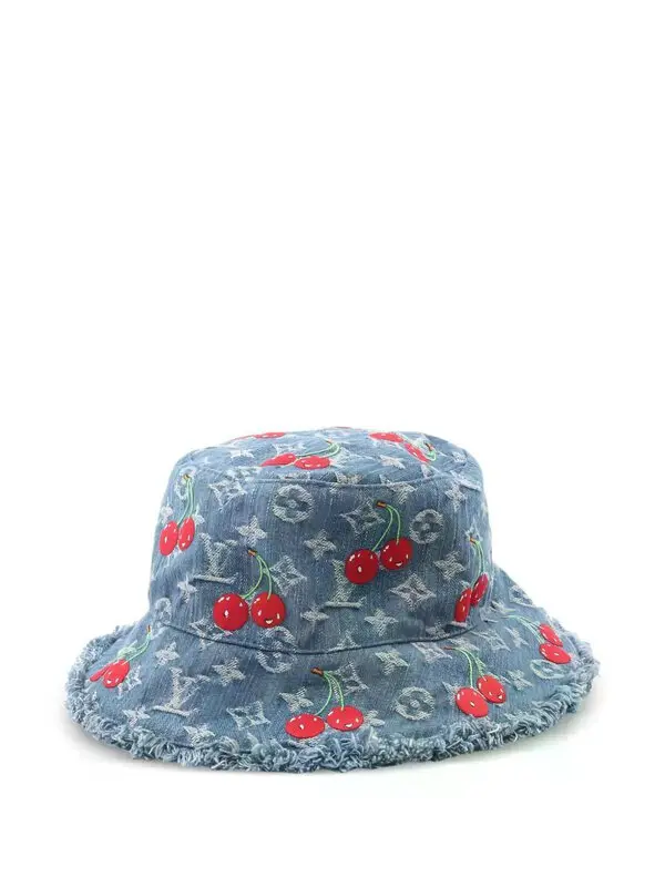 LOUIS VUITTON X Murakami Monogram Cherry Bucket Hat