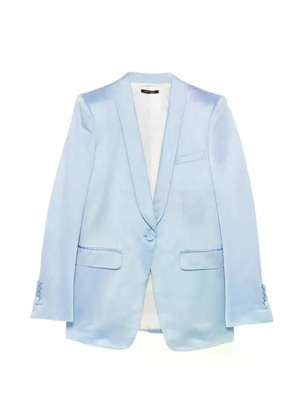 TOM FORD Button Blazer - Blue