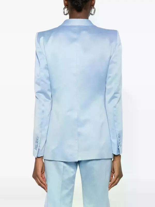 TOM FORD Button Blazer - Blue