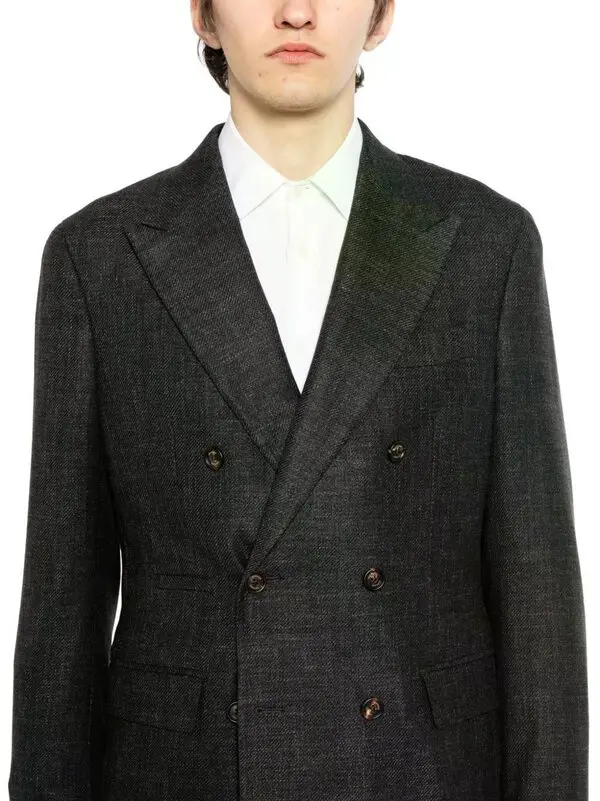 Eleventy Double-breasted Blazer