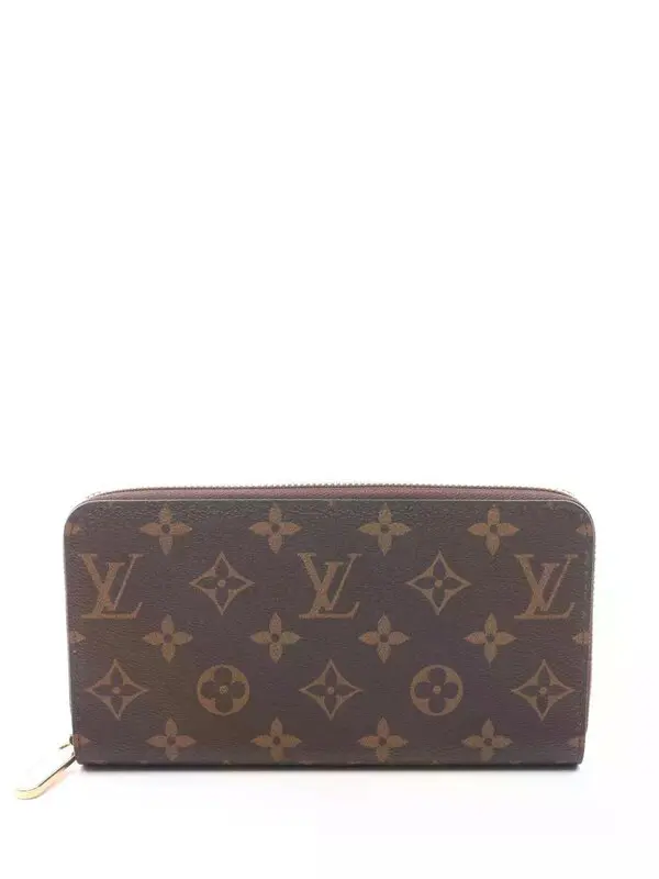 LOUIS VUITTON 2021-2026 Monogram Zippy Wallet Long Wallets - Brown