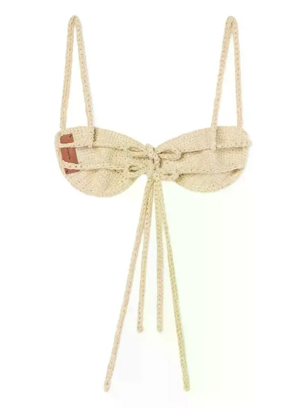 Alanui Balconette Self-tie Bra