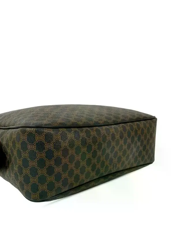 Celine 1996 Macadam Coated Canvas Blason Handbag