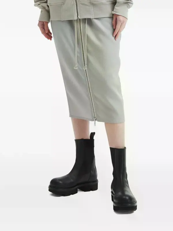 Rick Owens Zip-up Drawstring Skirt