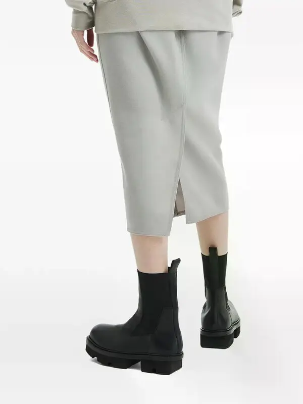 Rick Owens Zip-up Drawstring Skirt