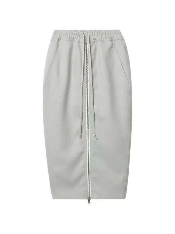 Rick Owens Zip-up Drawstring Skirt