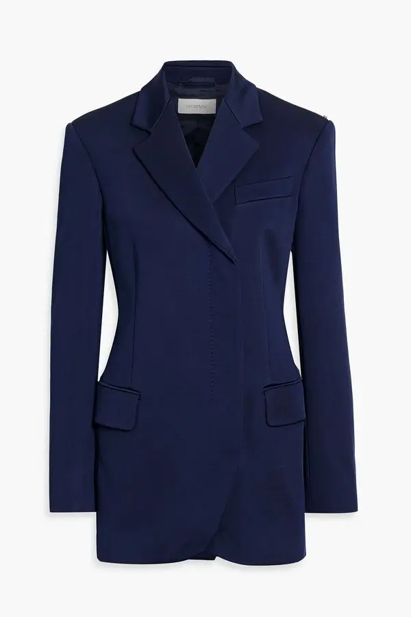 Sportmax Double-breasted Jersey Blazer