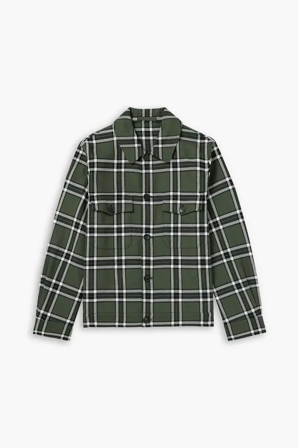 Mr P. Checked Cotton Overshirt