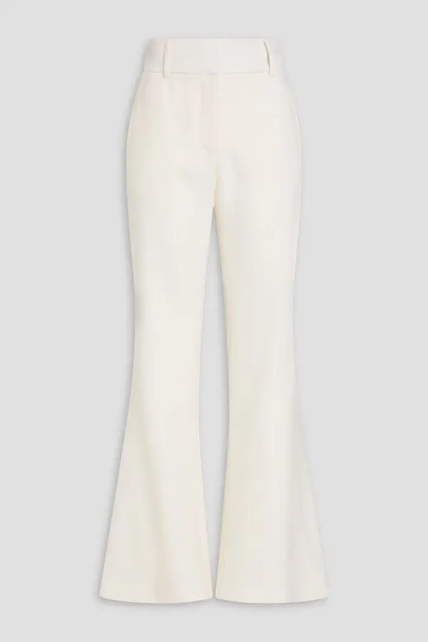 Gabriela Hearst Allanon Sequin-embellished Flared Pants - Ivory