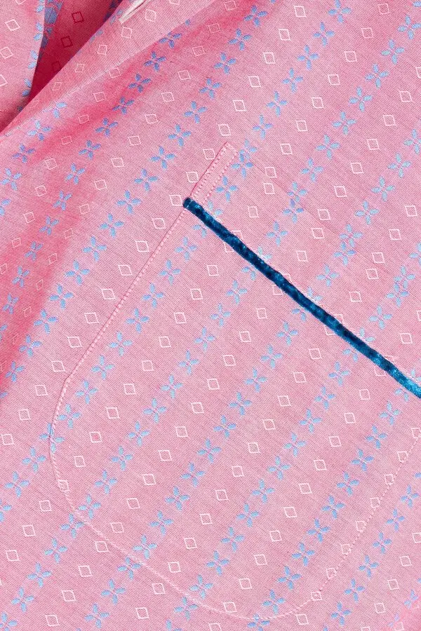 Etro Oversized Cotton-jacquard Shirt