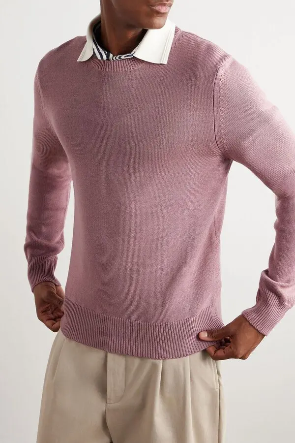 Mr P. Golf Merino Wool Sweater