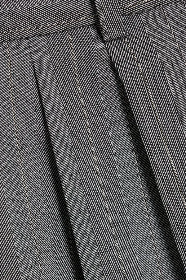 Sportmax Andal Pinstriped Twill Wide-leg Pants