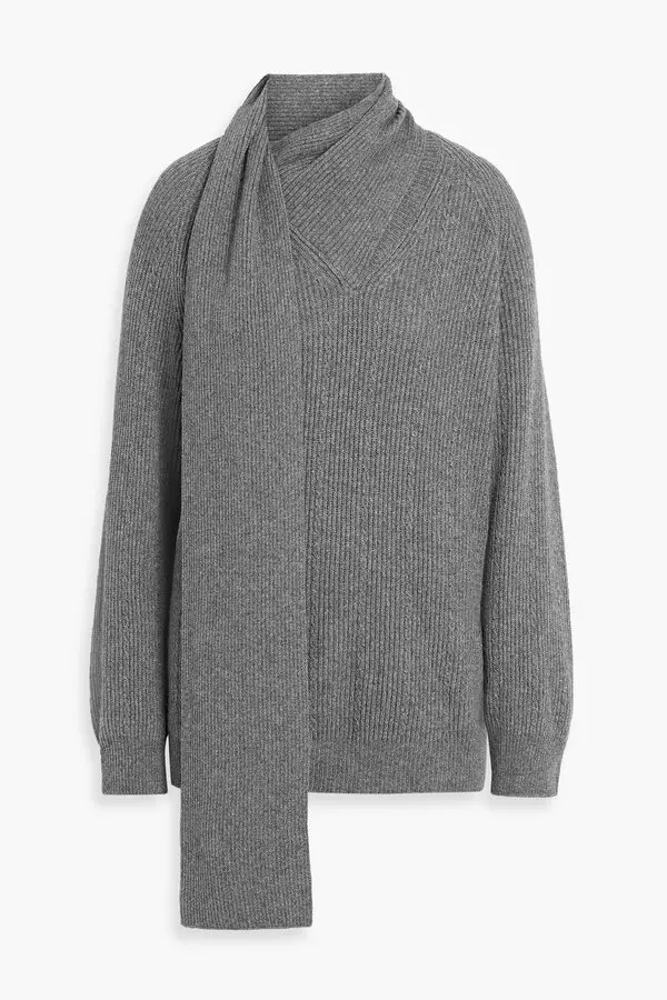 Etro Draped Ribbed-knit Sweater