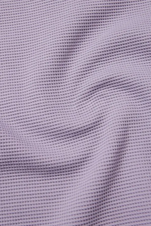 Mr P. Jonny Waffleknit Cotton Polo Shirt