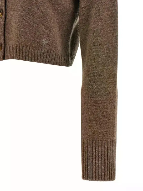 Loulou De Saison Logo-embroidered Cardigan