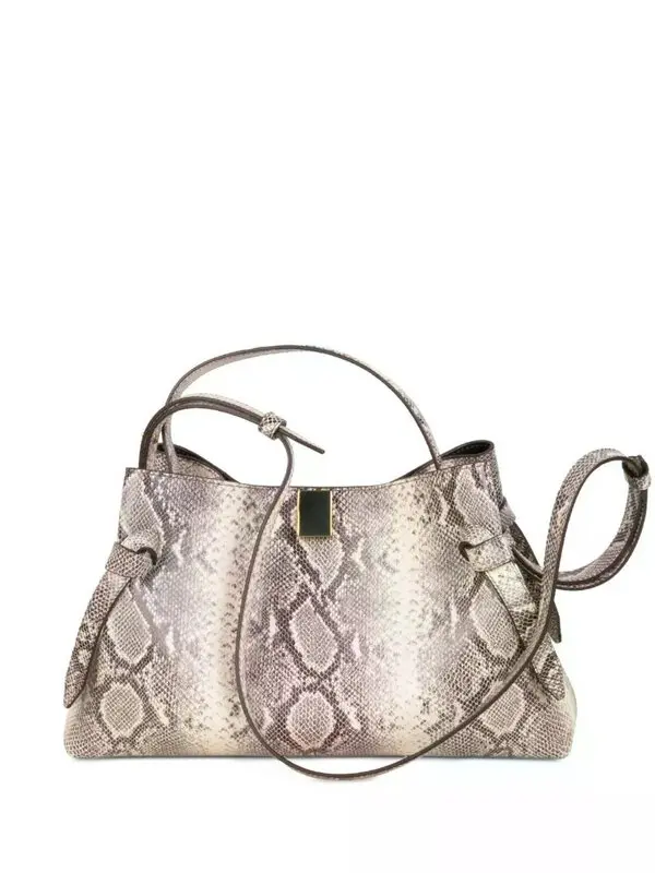 Yuzefi Gyoza Snake-print Tote Bag