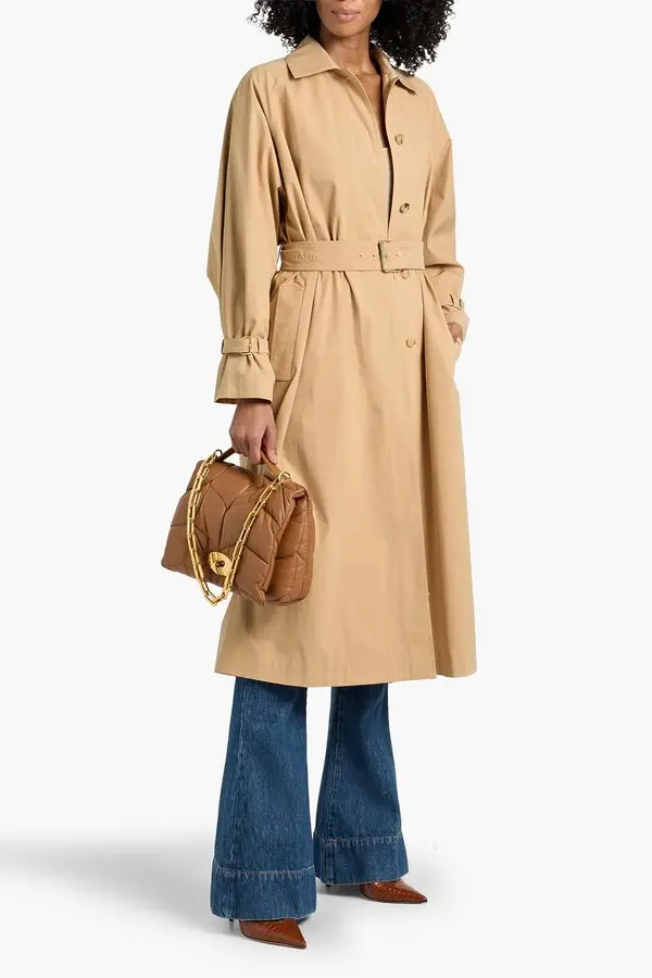 Max Mara Cotton-blend Trench Coat