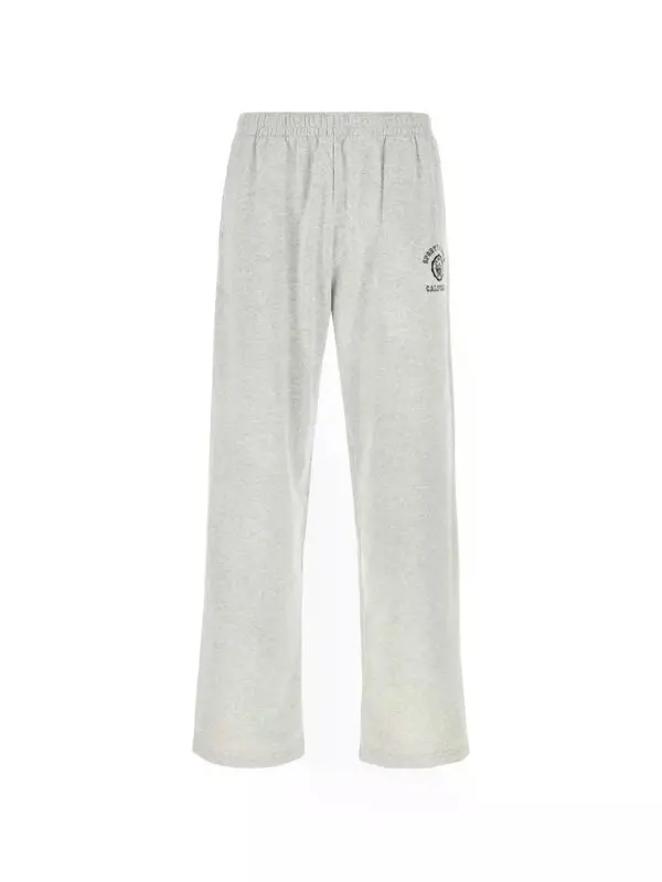 Sporty & Rich Light Cotton Track Pants - Grey
