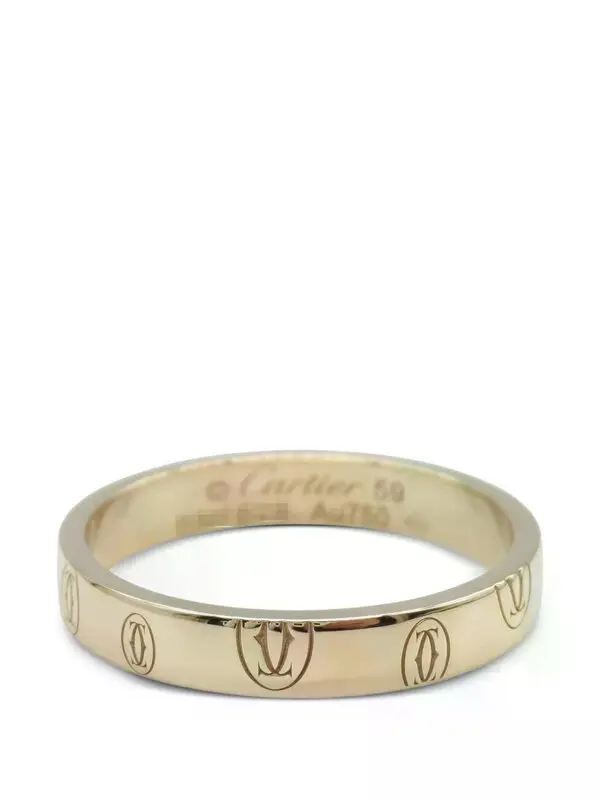 CARTIER 2010s 18k Rose Happy Birthday Ring - Gold