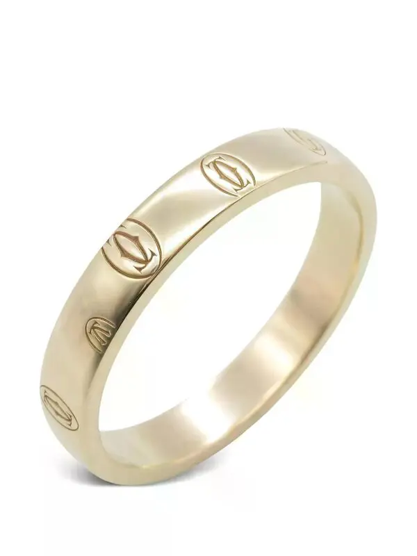 CARTIER 2010s 18k Rose Happy Birthday Ring