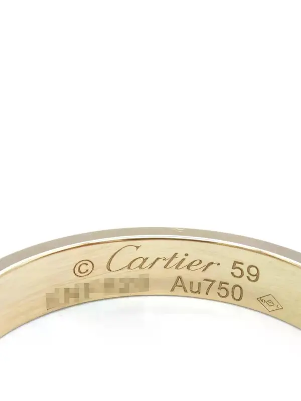 CARTIER 2010s 18k Rose Happy Birthday Ring