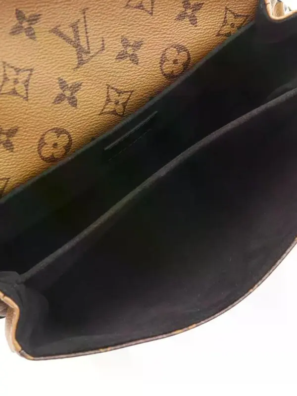 LOUIS VUITTON Monogram Reverse Pochette Metis Satchel 2021-2026 - Brown