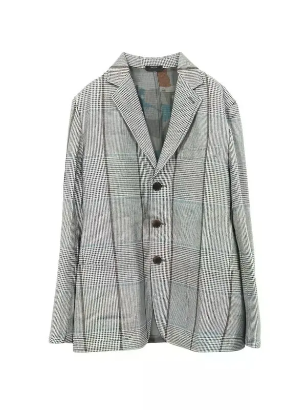 Hermès 2010s Check-pattern Blazer