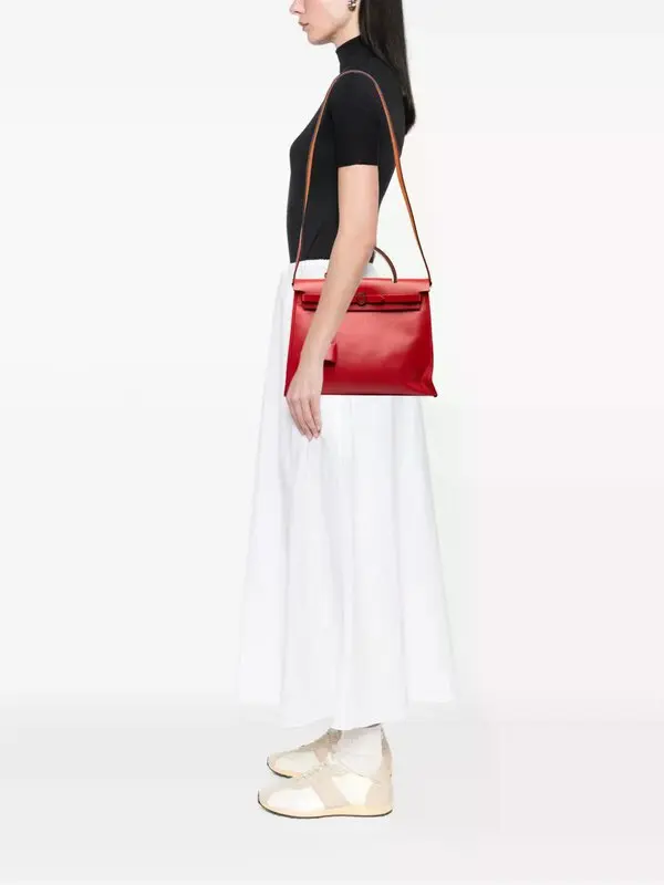Hermès Herbag Zip 31 Satchel - Red