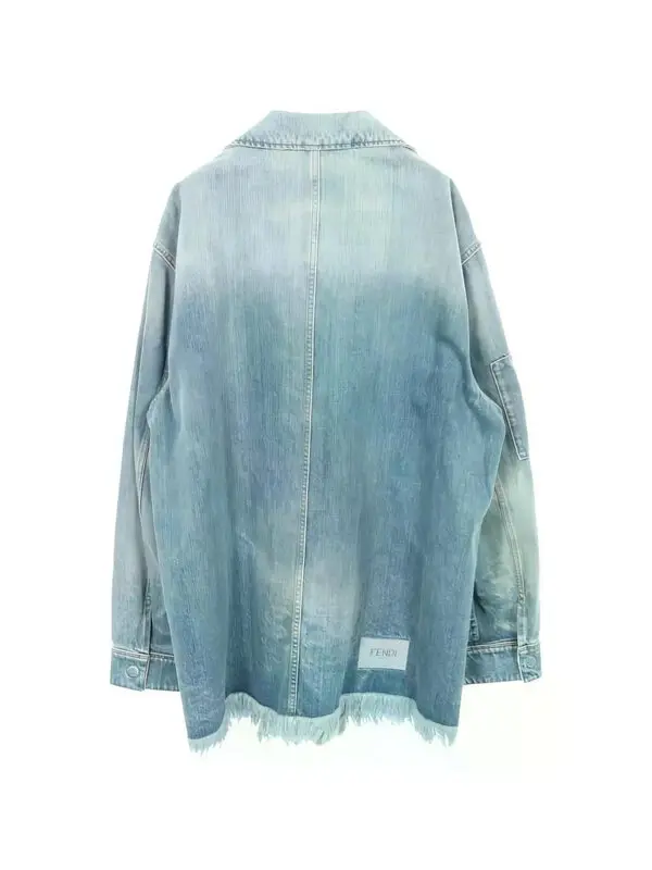 Fendi 2010s Multi-pocket Denim Jacket