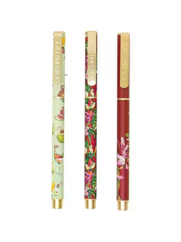 Farm Rio Tropical Garden Pens - Red