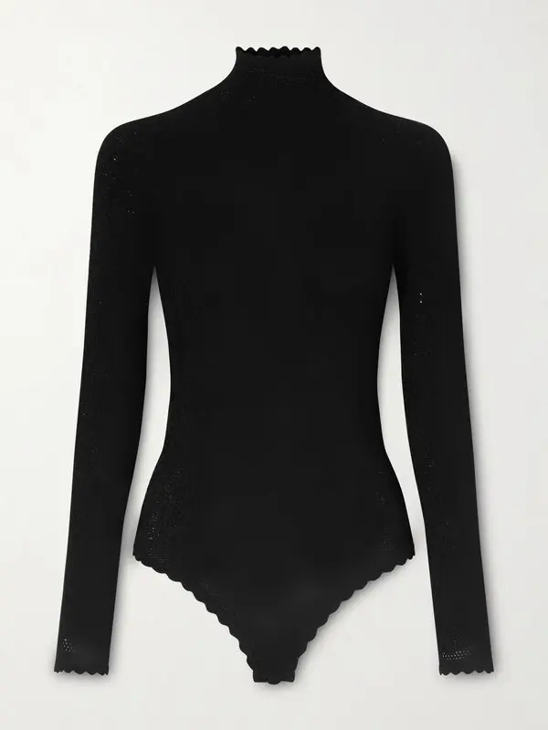 Givenchy Lace Turtleneck Bodysuit