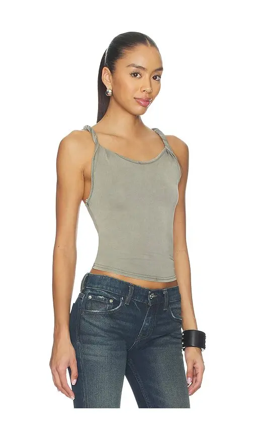 DIESEL® Twy Twist Strap Tank Top - Grey