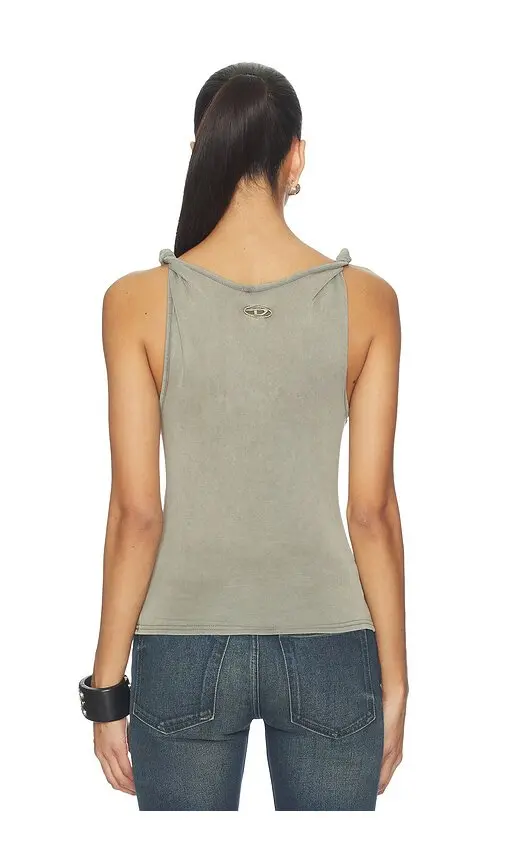 DIESEL® Twy Twist Strap Tank Top - Grey