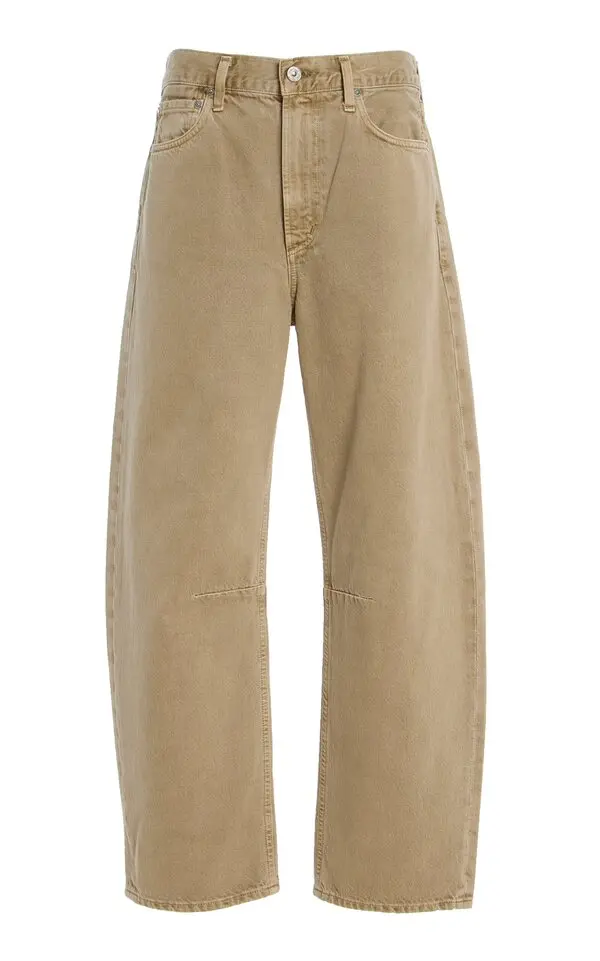 Citizens Of Humanity Miro High-rise Barrel-leg Jeans - Brown